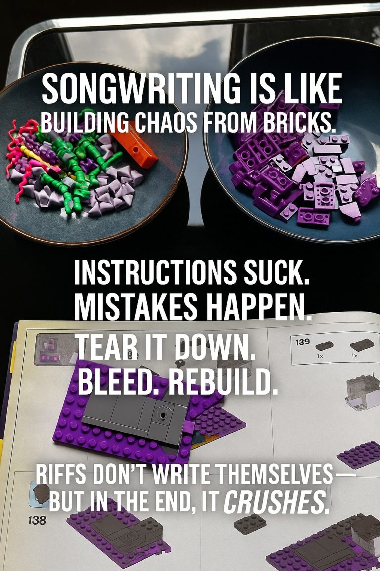 🧱 Bricks & Songwriting – more in common than you’d think – Untamed Rage